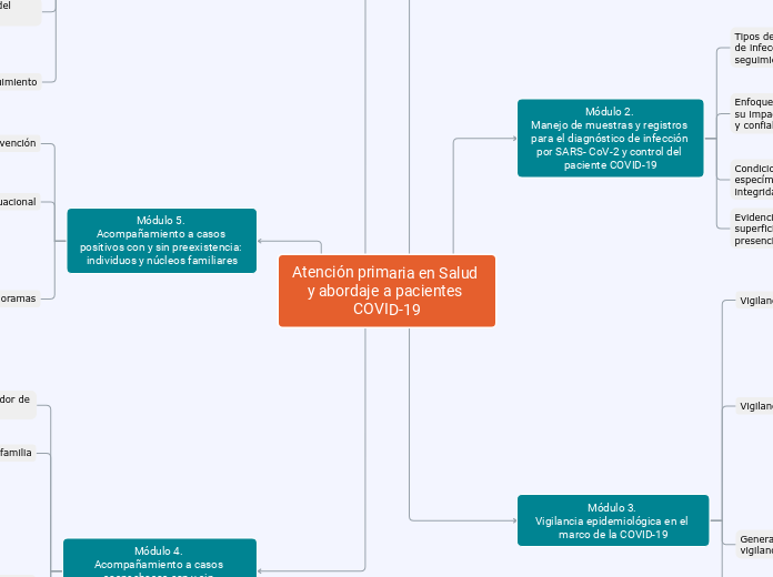 Atención Primaria En Salud Y Abordaje A Pa Mind Map